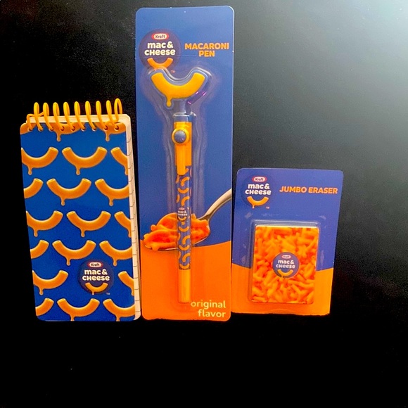 Kraft | Other | Kraft Mac Cheese Stationery 3pc Set | Poshmark